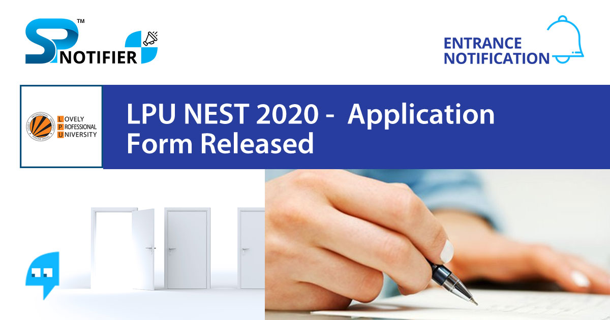 LPU NEST 2020 - Application Form Released