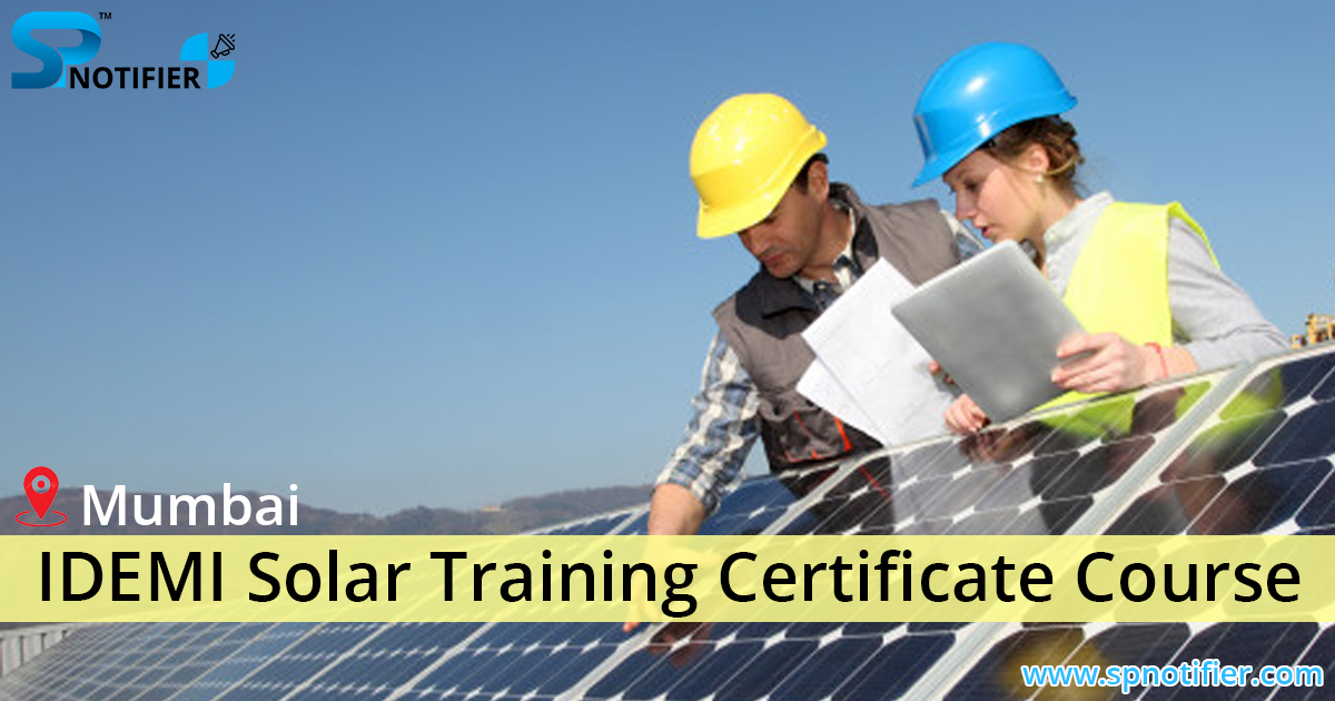 IDEMI Solar Training Certificate Course | Mumbai